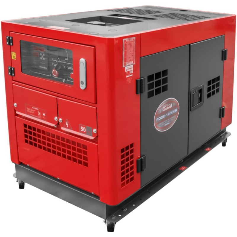Generator curent Rotakt RODE-12000Q putere 9.0kW 230V diesel pornire ...