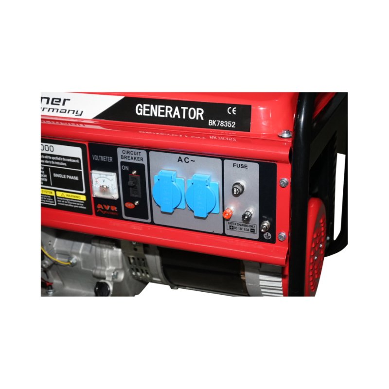 Generator electric pe benzina 220V 7.5KW 50Hz, 17CP pornire manuala ...