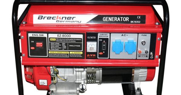 Generator electric pe benzina 220V 7.5KW 50Hz, 17CP pornire manuala ...